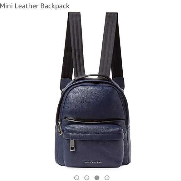 Marc Jacobs | Bags | Marc Jacobs Grey Mini Varsity Leather Backpack ...